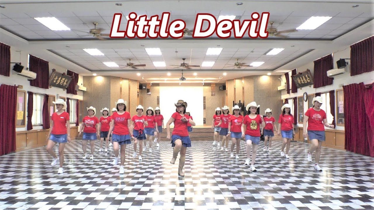 Little Devil│Line Dance by Rob Fowler, Kate Sala & Darren Bailey│Demo ...