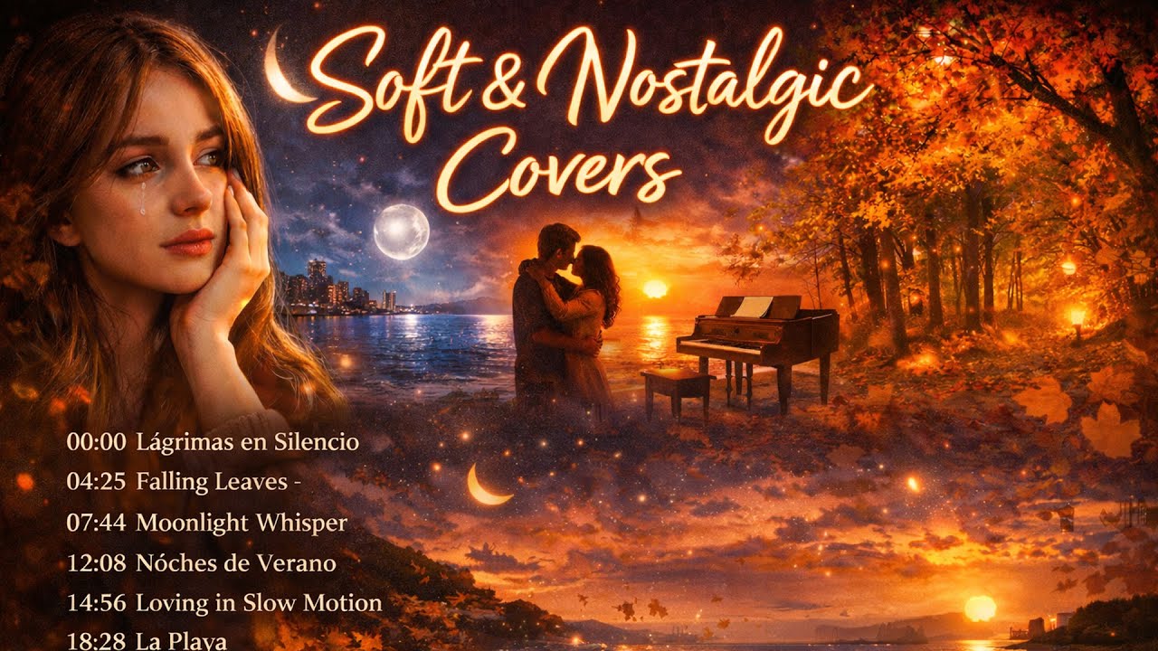 Compilation #1 Soft Moon Covers 🌙 Soft music for studying, sleeping ...