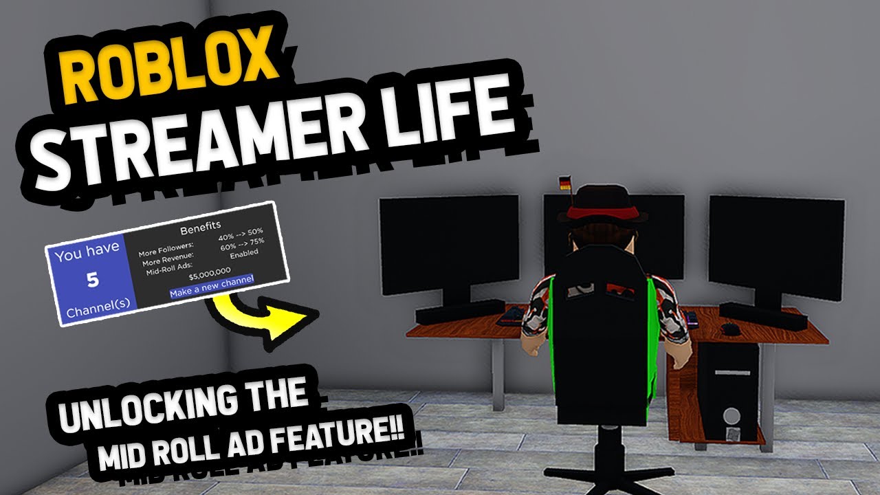 Progressing to My 5th Channel in Roblox Streamer Life!! 👀 - YouTube