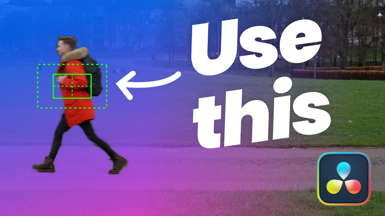 Make Text STICK to Something That Moves in DaVinci Resolve! - YouTube