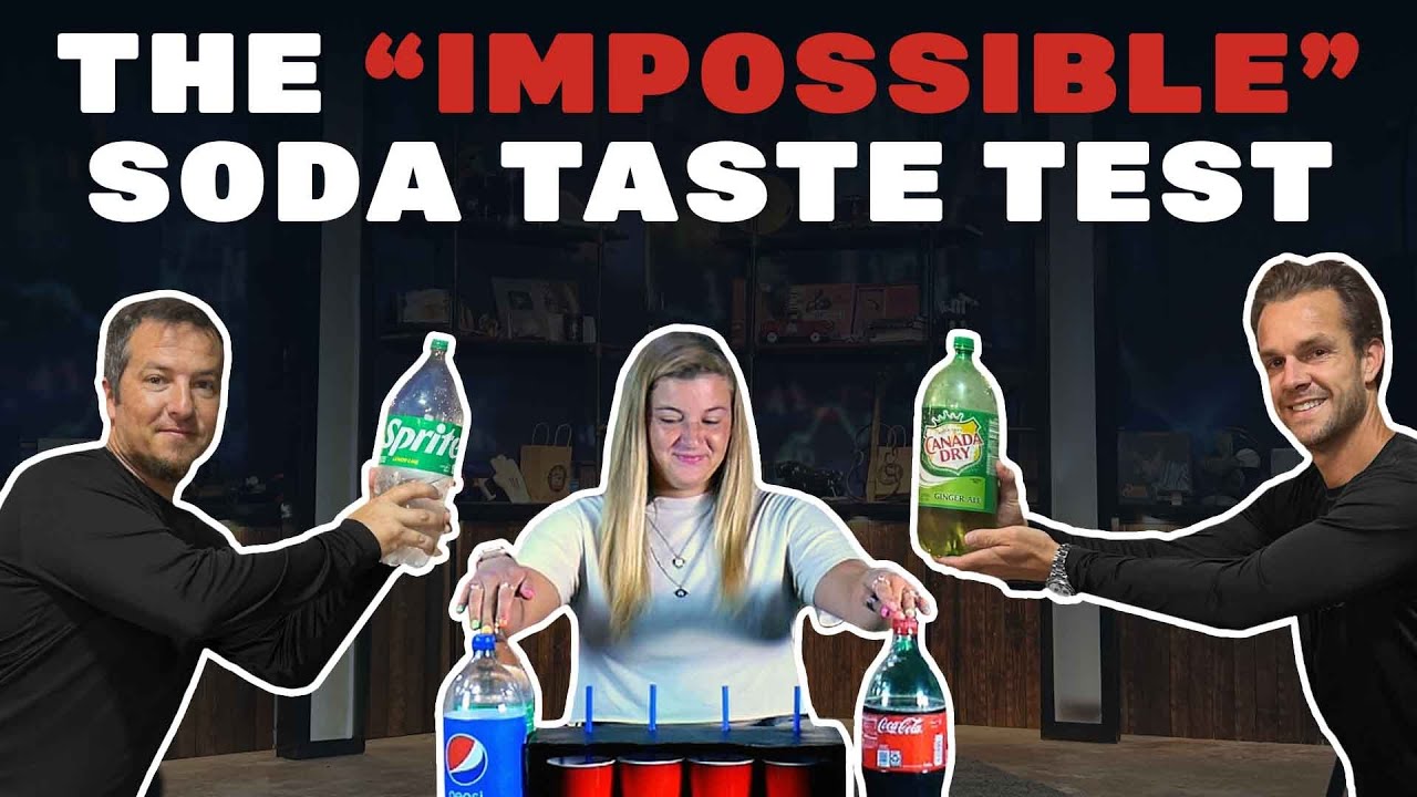 Soda Taste Test. It's harder than it looks! - YouTube