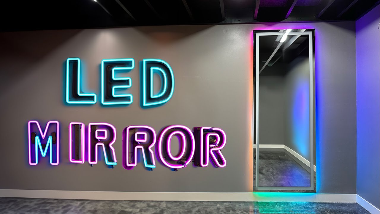 LED Mirror | How to install & Review - YouTube