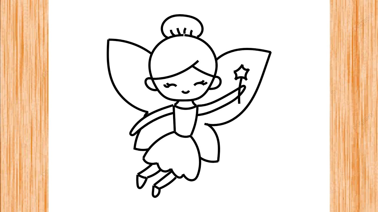How to Draw a Fairy with Wings – Fantasy Art Tutorial - YouTube