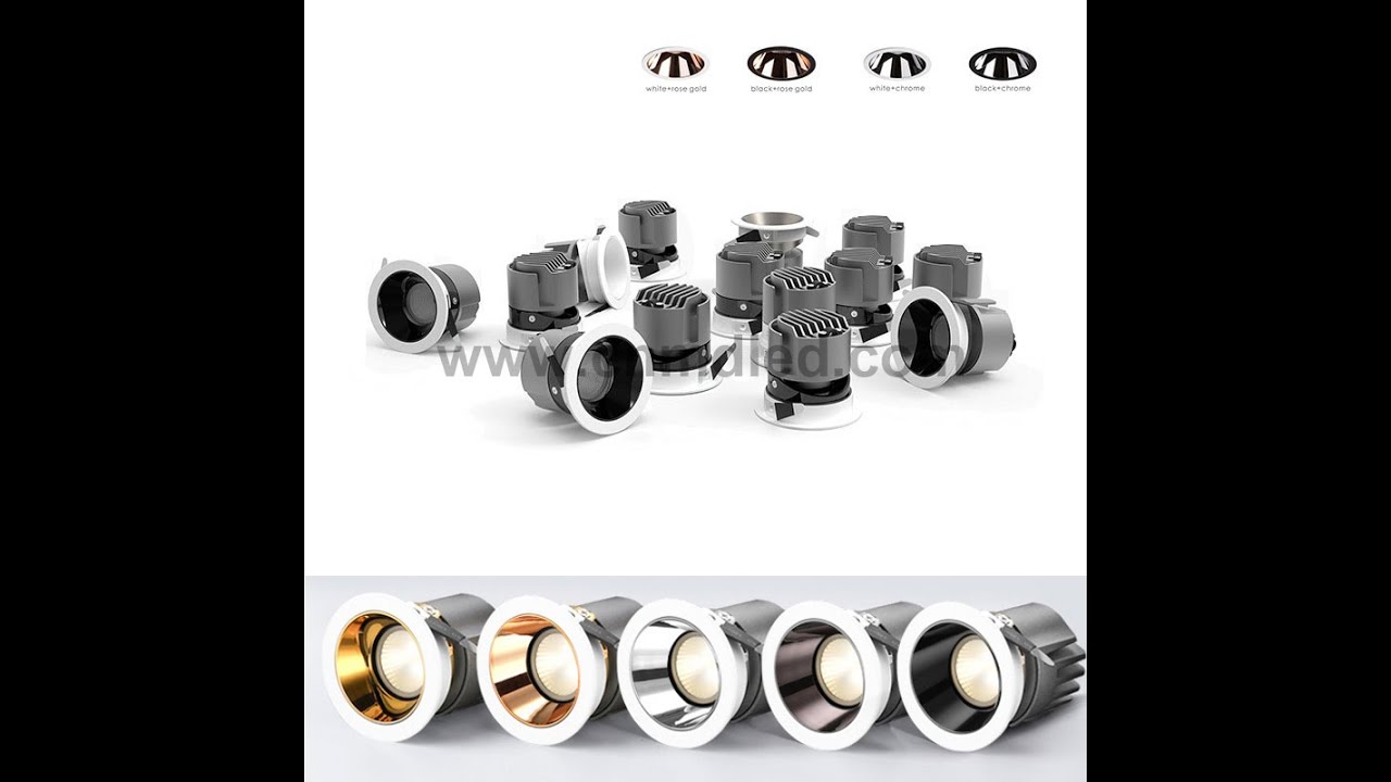 High Color Rendering Recessed LED Spotlight Deep Dazzling Ceiling Lamp ...