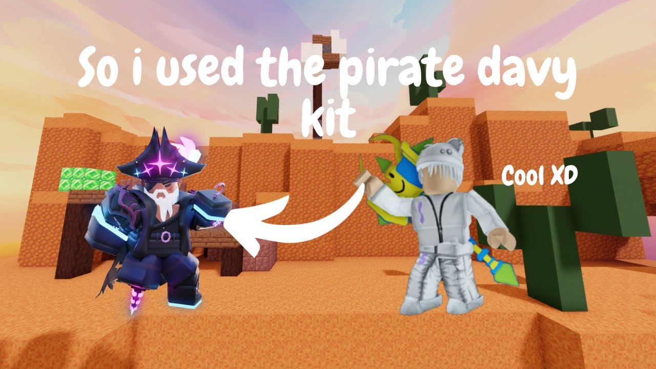 So i used the Pirate davey kit... (Roblox Bedwars) - YouTube