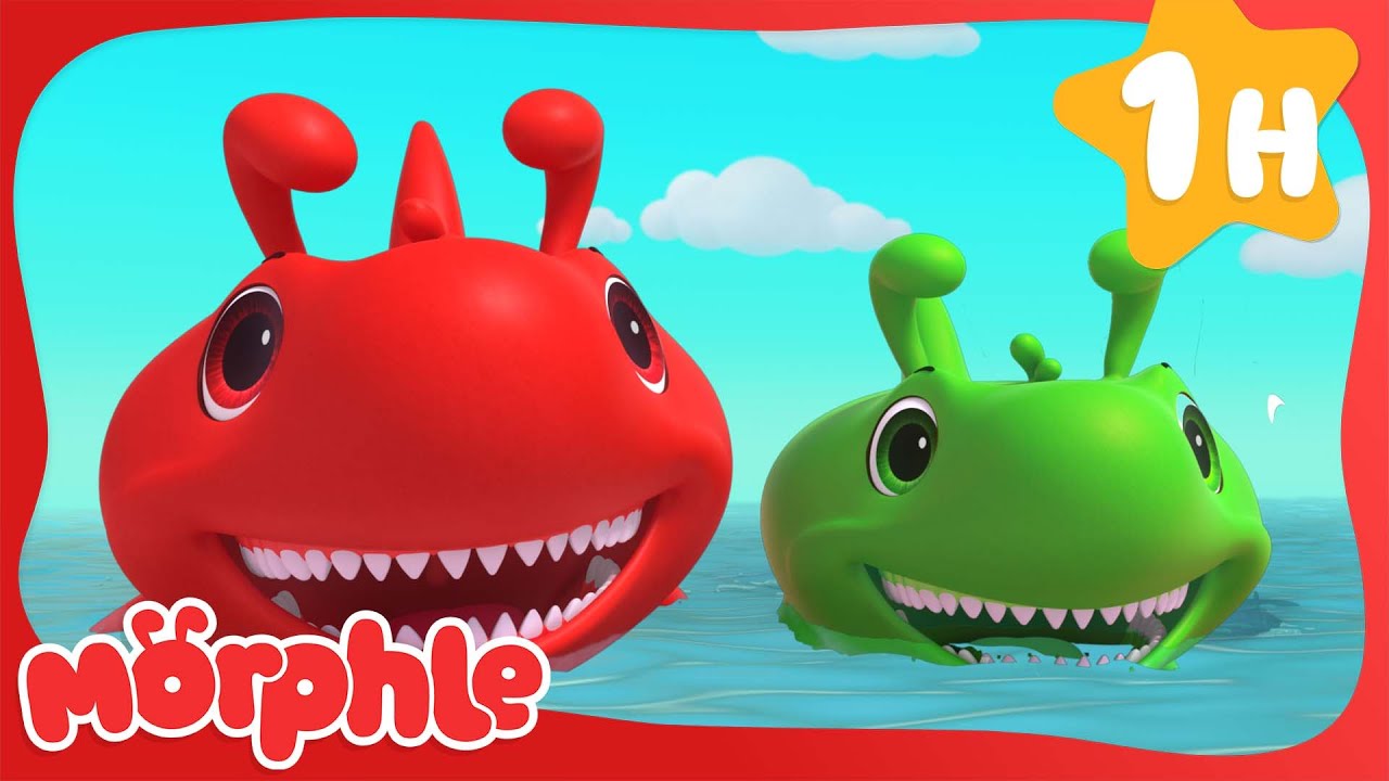 Sharks Are Lurking in the Water... ! | 🔴 Morphle VS Orphle 🟢 | Fun Kids ...