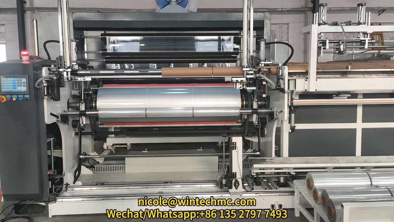 Wintech 1850mm 5 layers stretch film making machine, jumbo roll cast ...