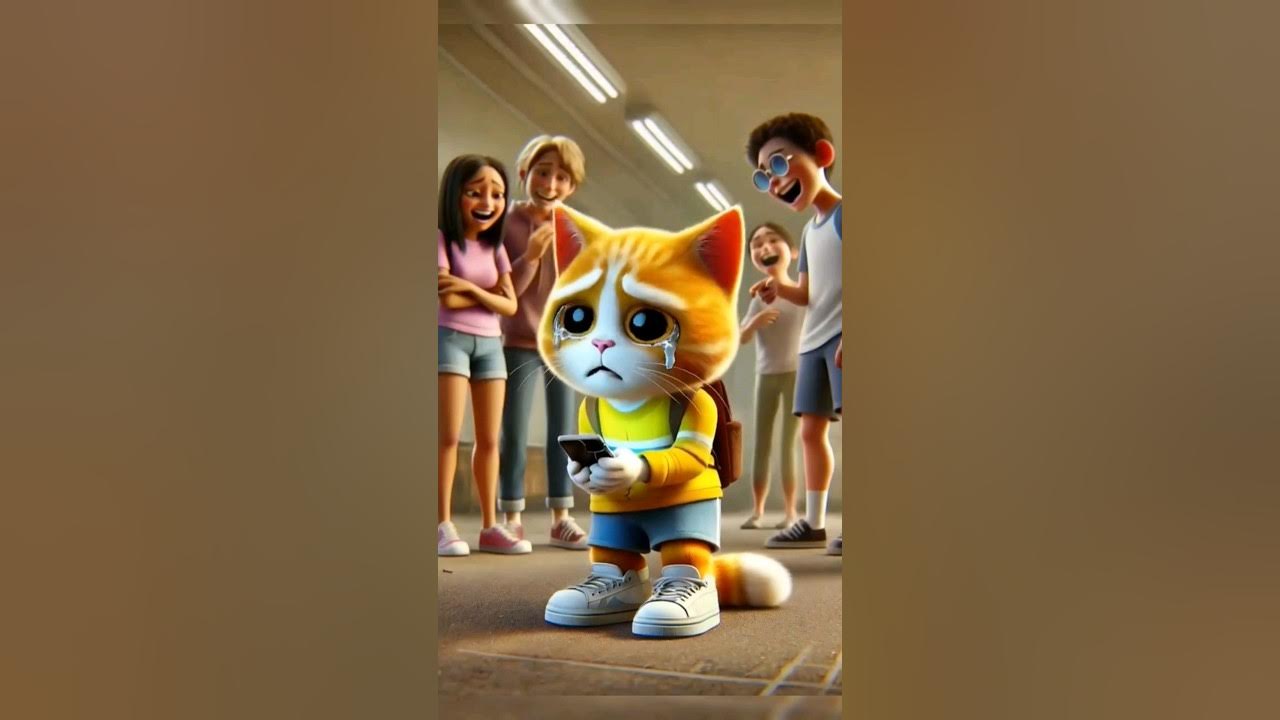 cute cat phone cracked and crying |42| #shorts #meaow #cuteanimal #meo ...