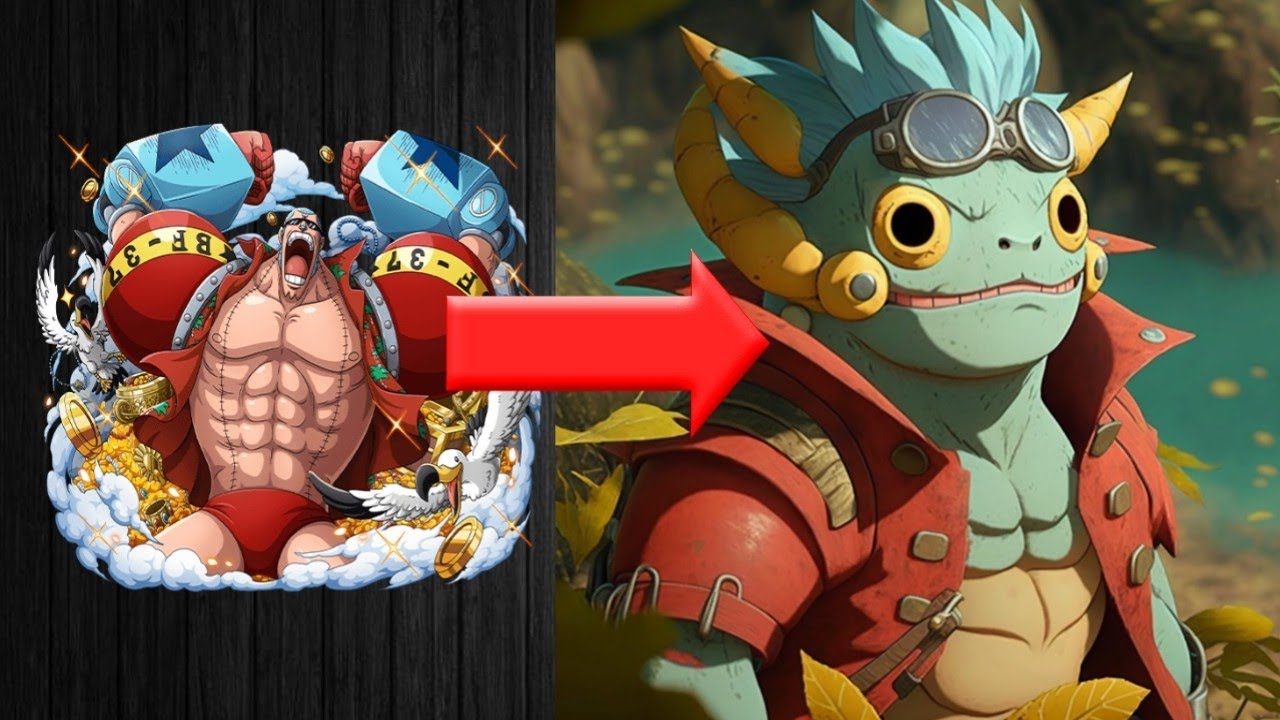 ONE PIECE but POKEMON 💥 MUGIWARA CREW Character - YouTube