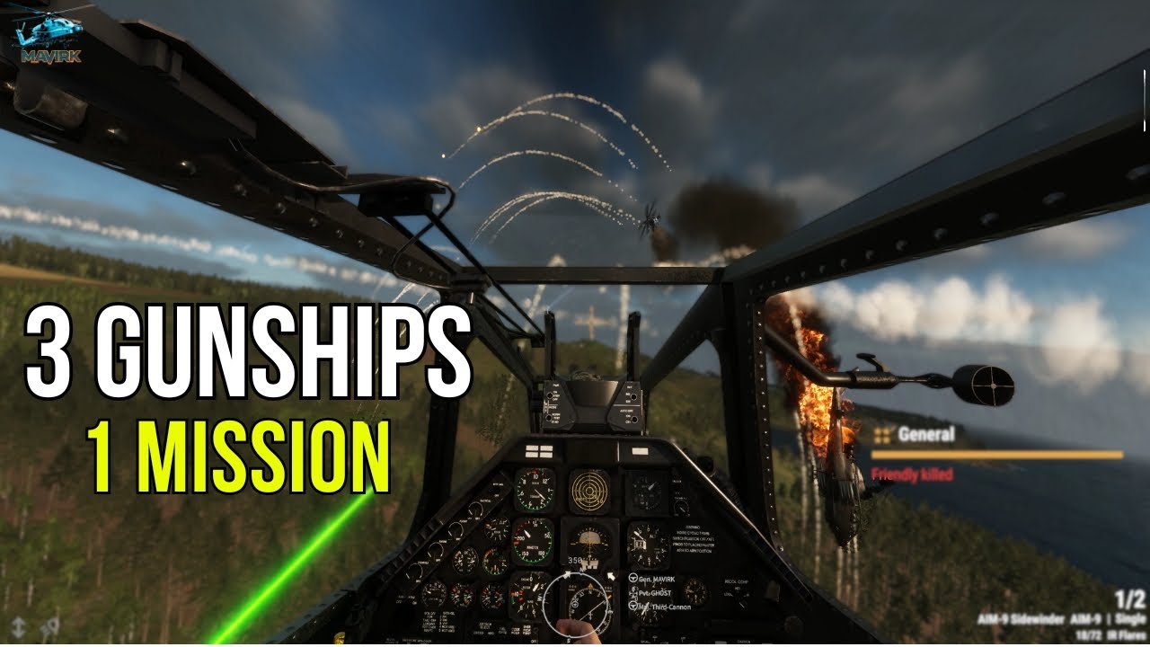 ARMA Reforger Ep2 : 3 Gunship Helicopters, 1 Mission - YouTube
