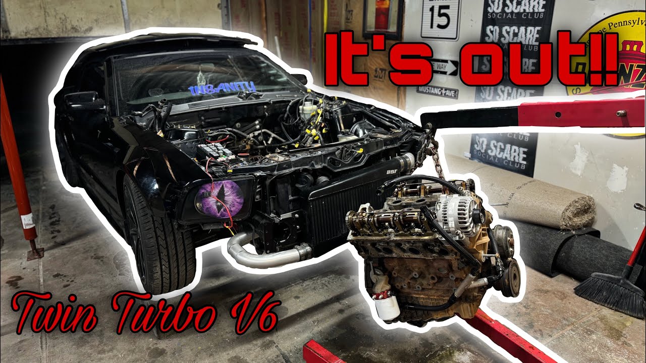 Removing TWIN TURBO 4.0 Engine - YouTube