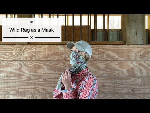 2 Ways to Tie a Wild Rag as a Mask - YouTube