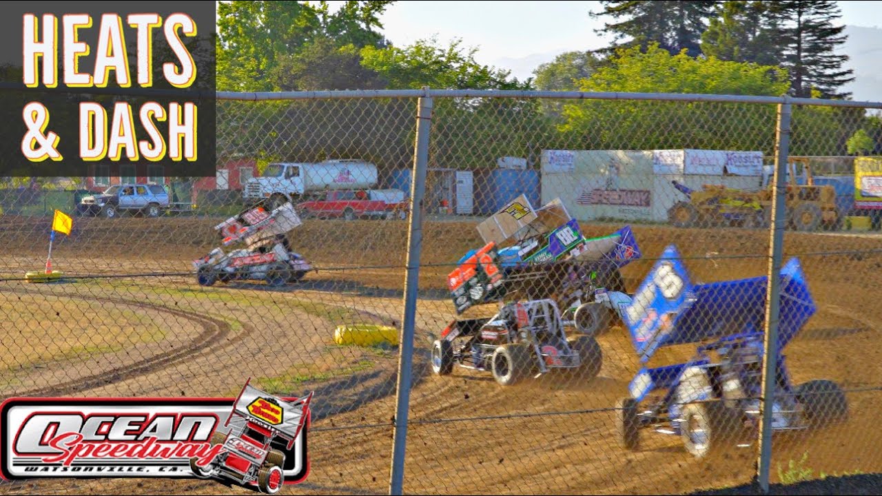 Heat & Dash Taco Bravo 360 Sprint Car Ocean Speedway July 28th, 2023 ...
