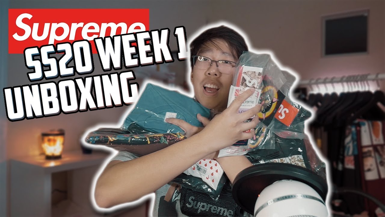 UNBOXING FOUR SUPREME PACKAGES! (Supreme SS20 Week 1) - YouTube