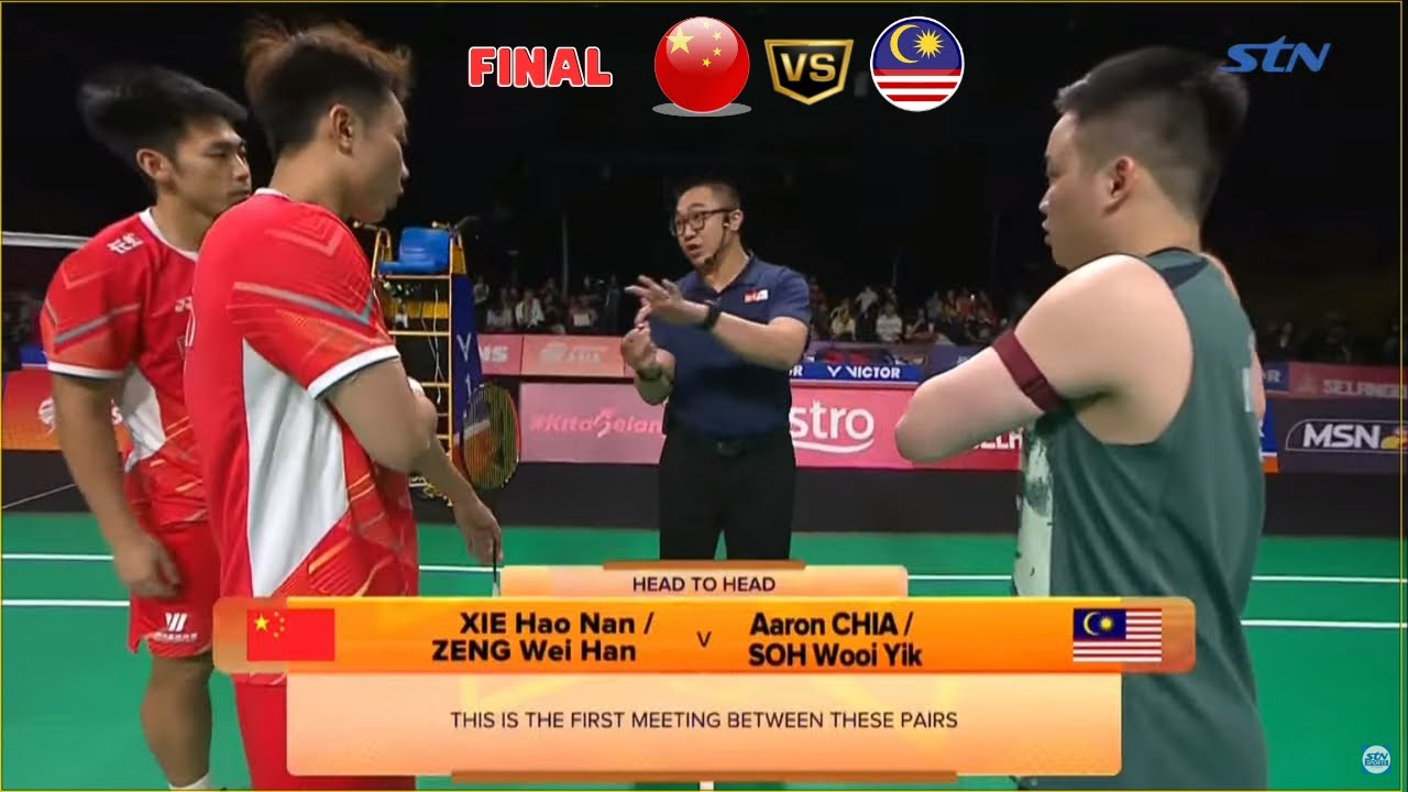 XIE Hao Nan/Zeng Wei Han vs Aaron CHIA/SOH Wooi Yik SELBATC2024 | Men's ...