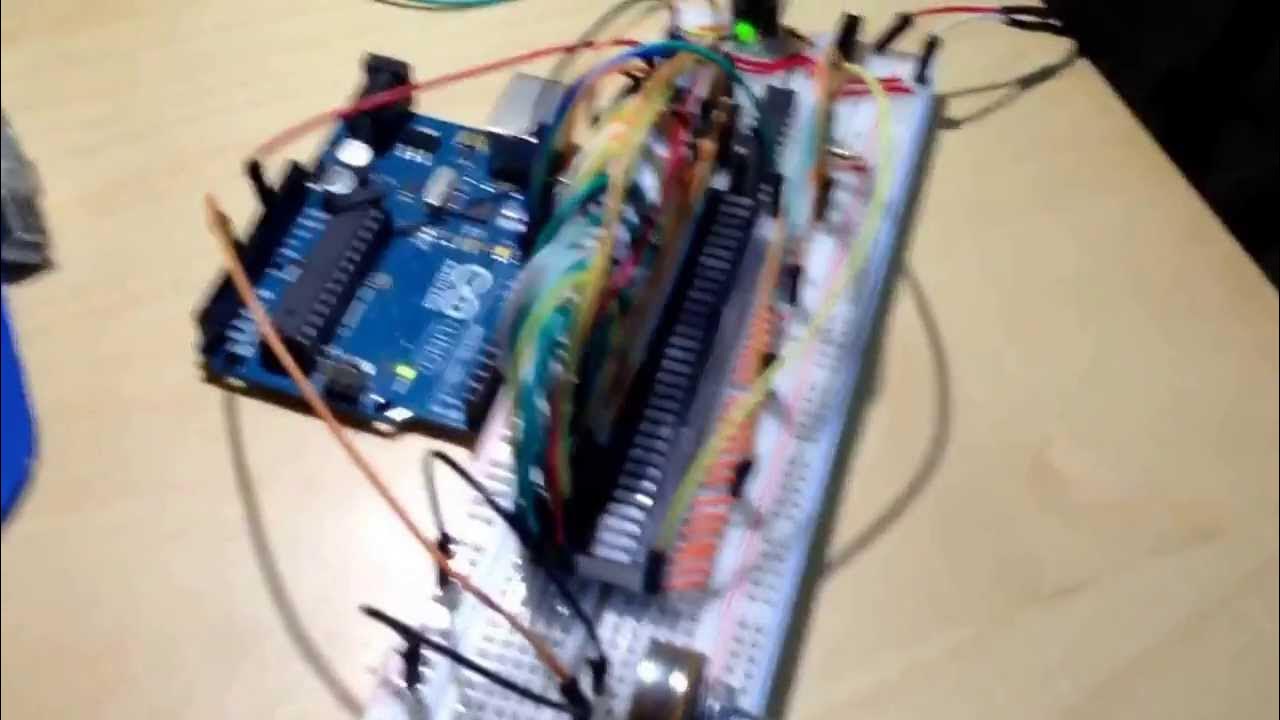 Multiplexed LED Bargraph, 30-segment. MAX7219, Arduino, Rat's nest. - YouTube