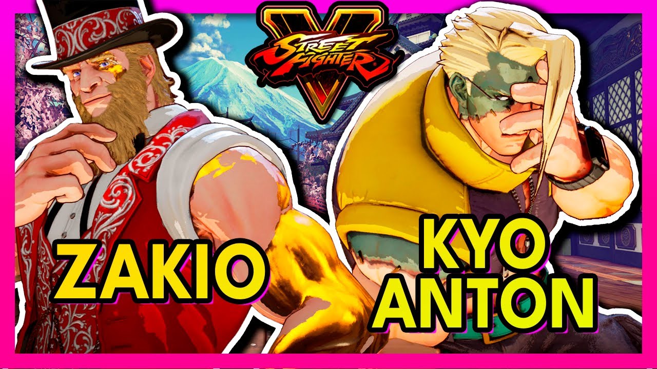 SFV 🥊 Zakio (G) VS Kyo Anton (NASH) 🥊 スト5 🥊 SF5 🥊 Street Fighter 5 ...
