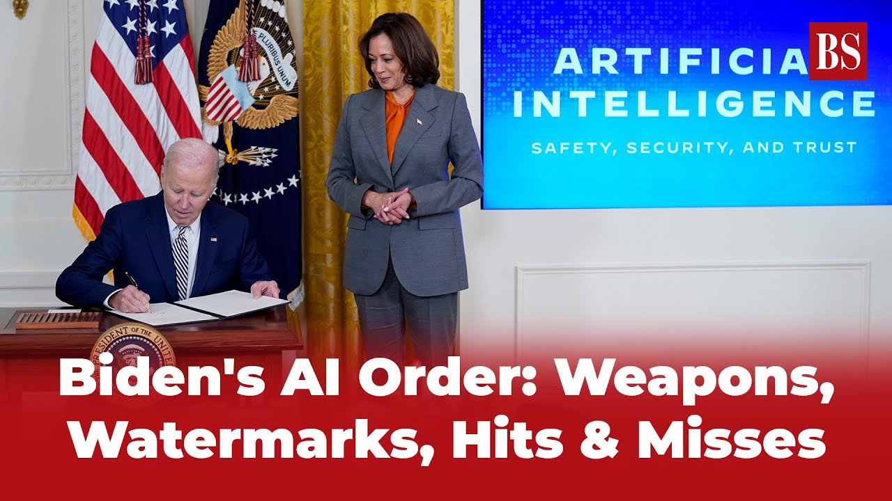 Biden's AI executive order: Weapons to watermarks, pros and cons - YouTube