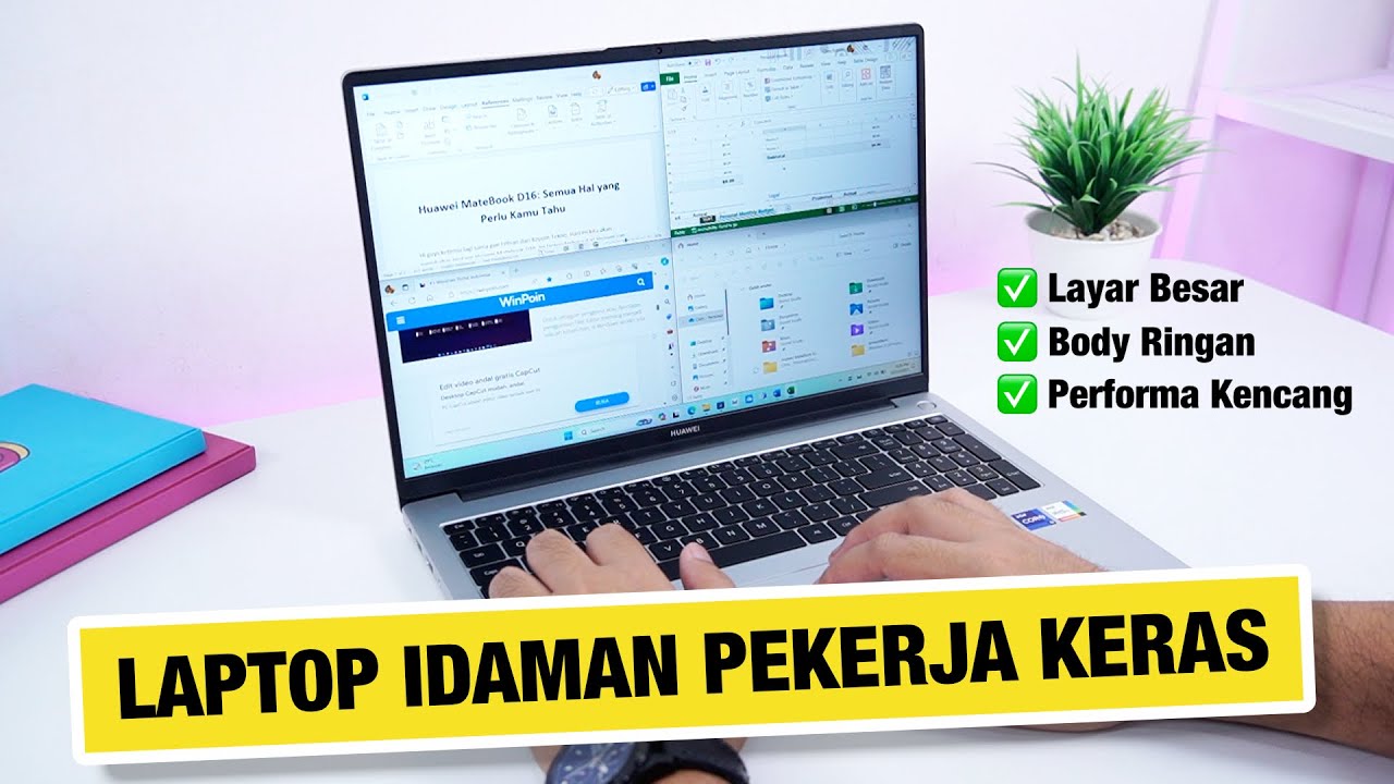 ⚡️ Laptop Layar Besar 16" Body Tetap Ringan, Specs Serba Kencang ...