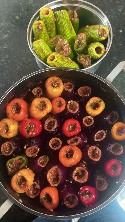 Middle eastern stuffed vegetables - YouTube