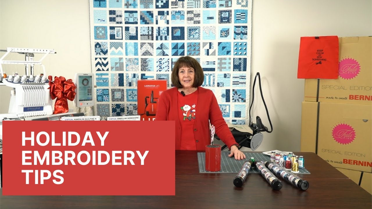 Holiday Embroidery & New Virtual Classes To Help You Master Machine ...