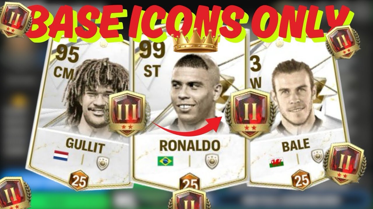 I USED BASE ICONS IN FC CHAMPION ♿️ TO SEE IF I CAN WIN 🏆 - YouTube