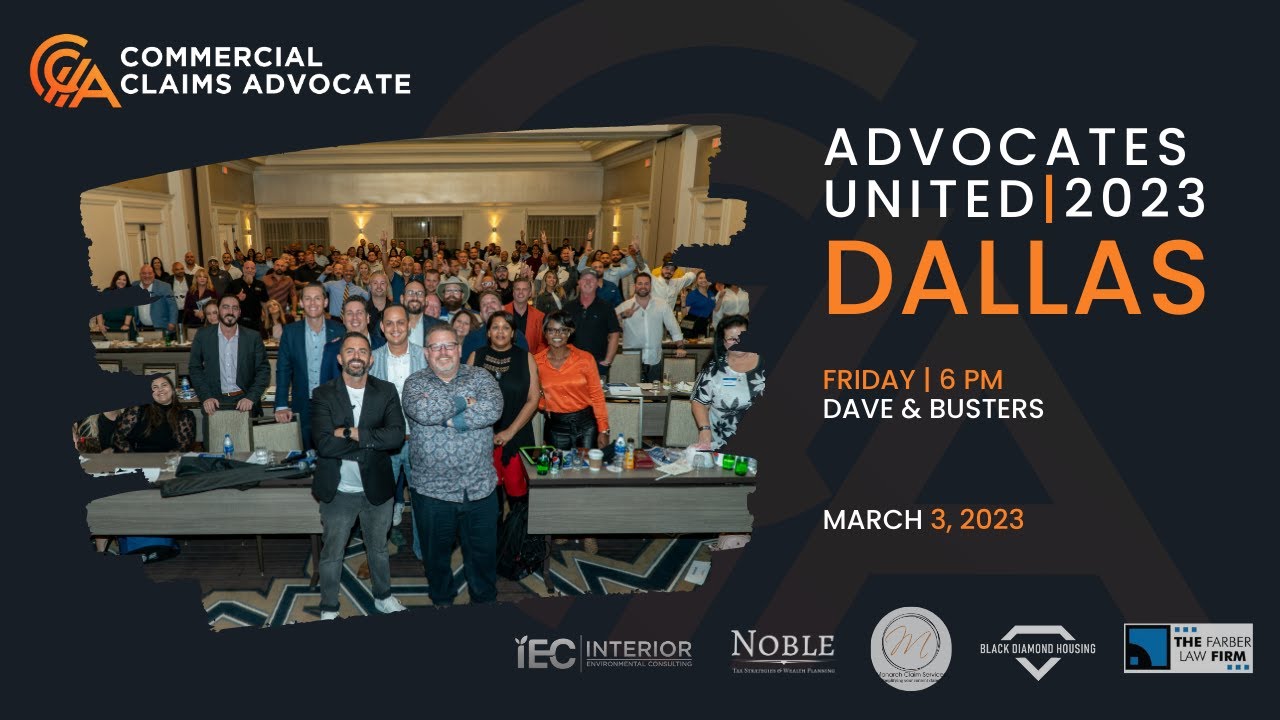 Advocates United Dallas - March 3rd 2023 - Insurance Claims Gathering ...