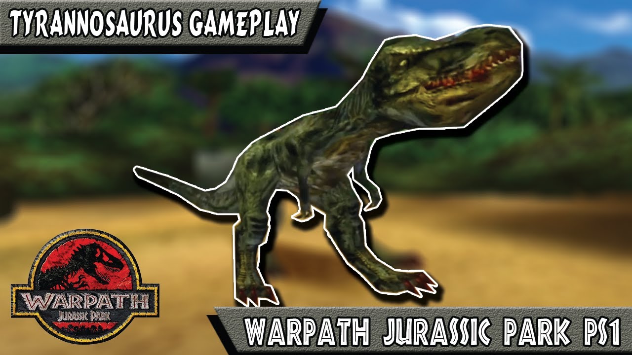 Warpath Jurassic Park PS1 - Tyrannosaurus GamePlay - YouTube