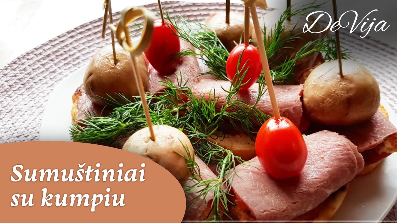 Sumuštiniai su kumpiu* Šventiniai patiekalai *Naujametinis stalas # ...