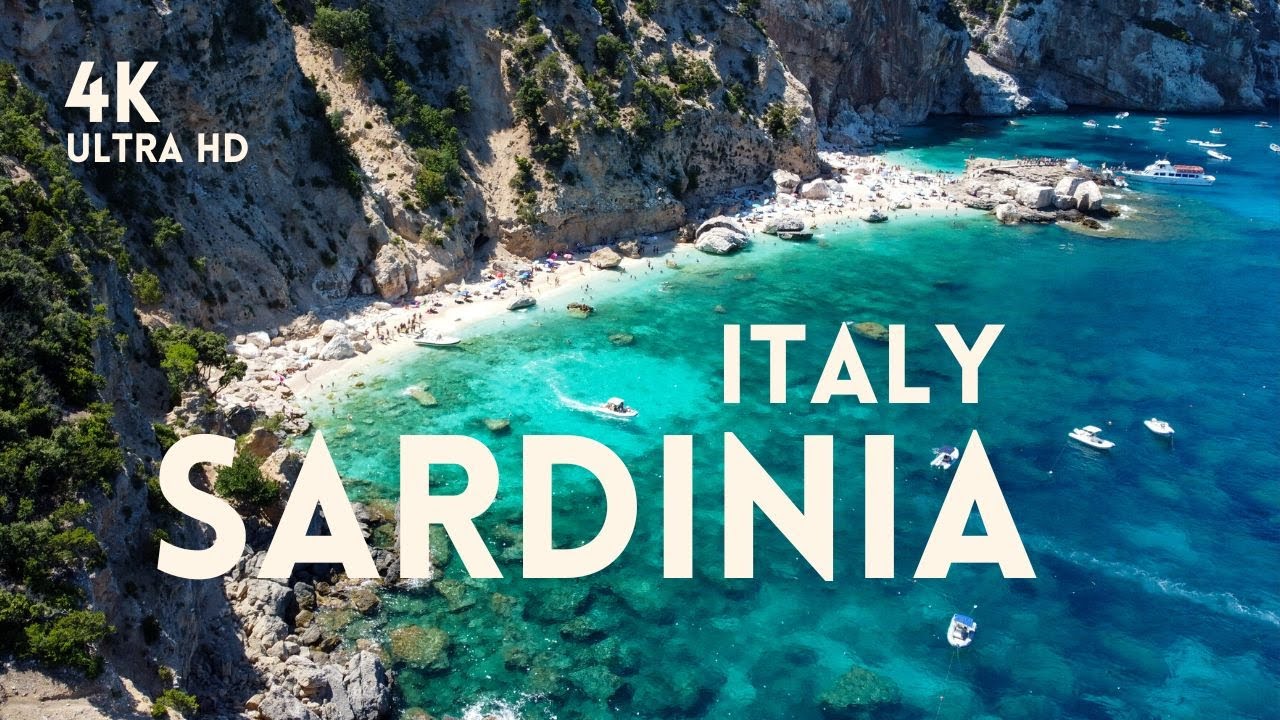 Sardinia 4K - Drone view, Cala Gonone, Cala Luna, Cala Mariolu, Cala ...