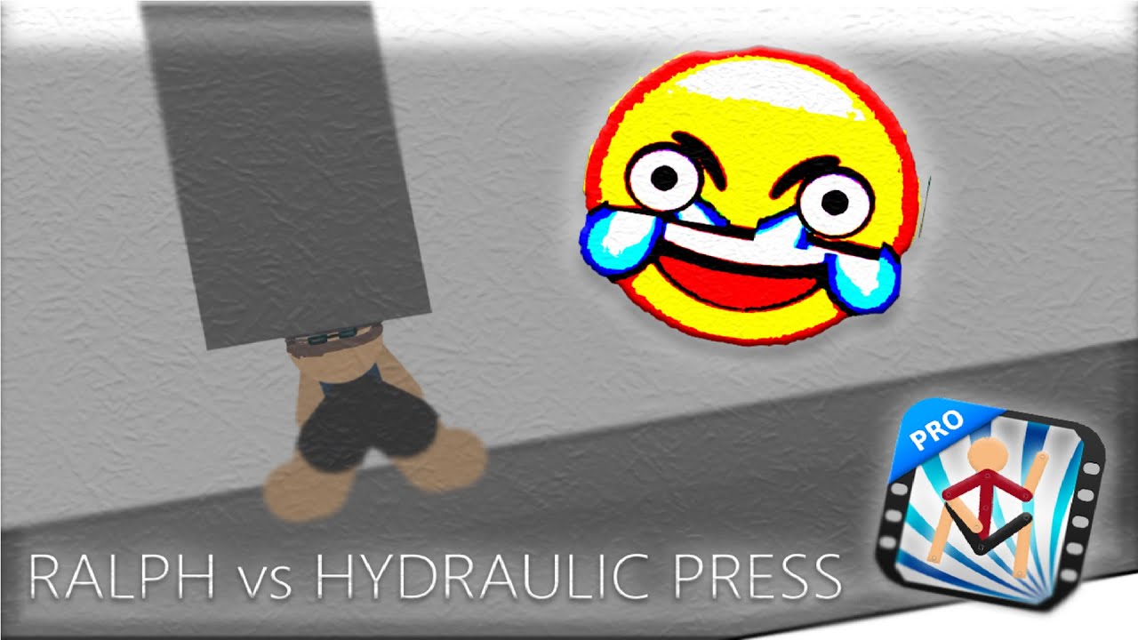 Ralph vs Hydraulic Press in Stick Nodes - YouTube