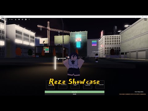 Reze Showcase! │Chainsaw man Battlegrounds│ - YouTube