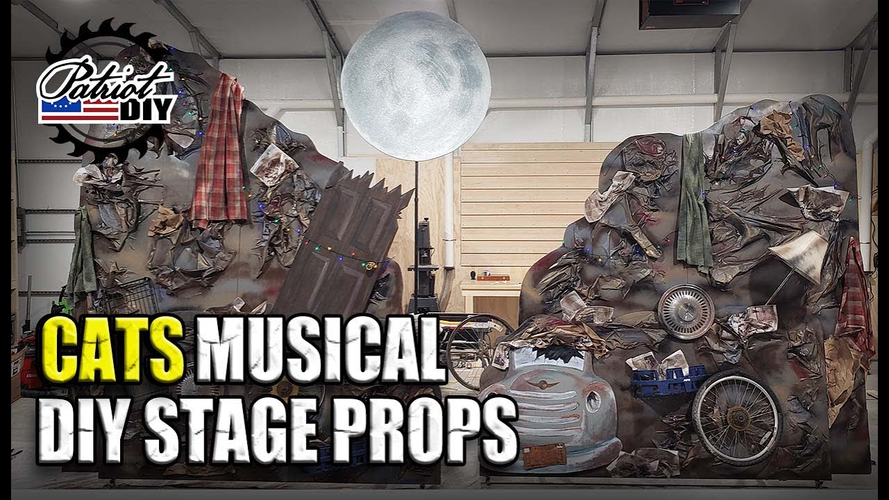Building Stage Props For Cats Musical / DIY Dance Production Props ...