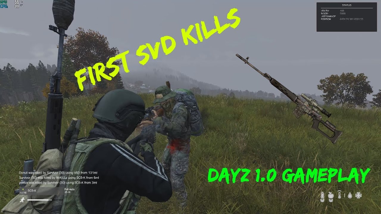 First SVD Kills - Dayz 1.0 - YouTube