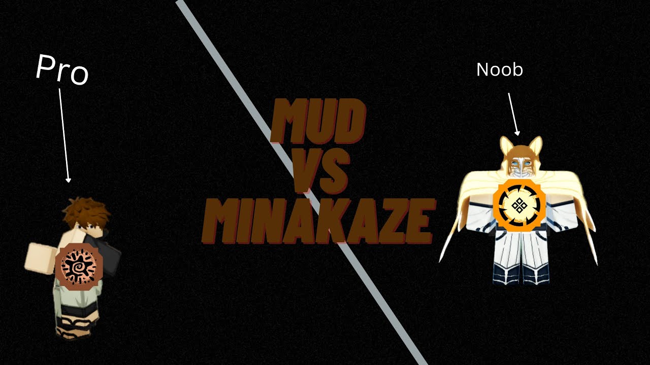 Mud VS Minakaze | Shindo life (HE HAD TO USE 10%!) - YouTube