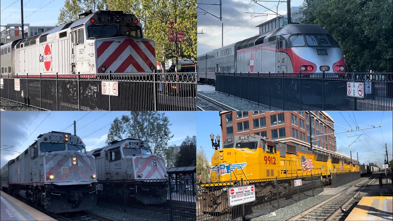 Caltrain & Union Pacific at Redwood City Featuring Marcel Hall & Cab ...