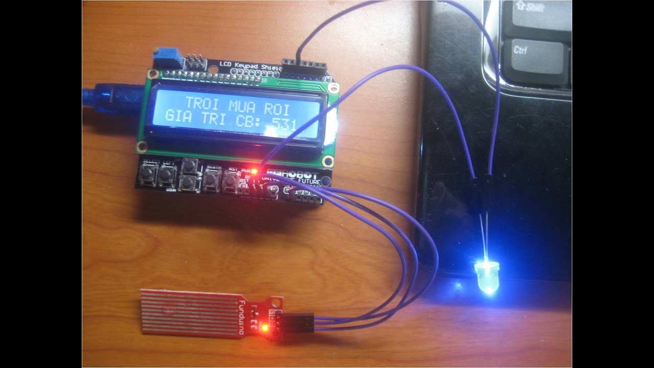 Lập trình vi điều khiển-Phần 46-Cảm biến phát hiện mưa với Arduino ...