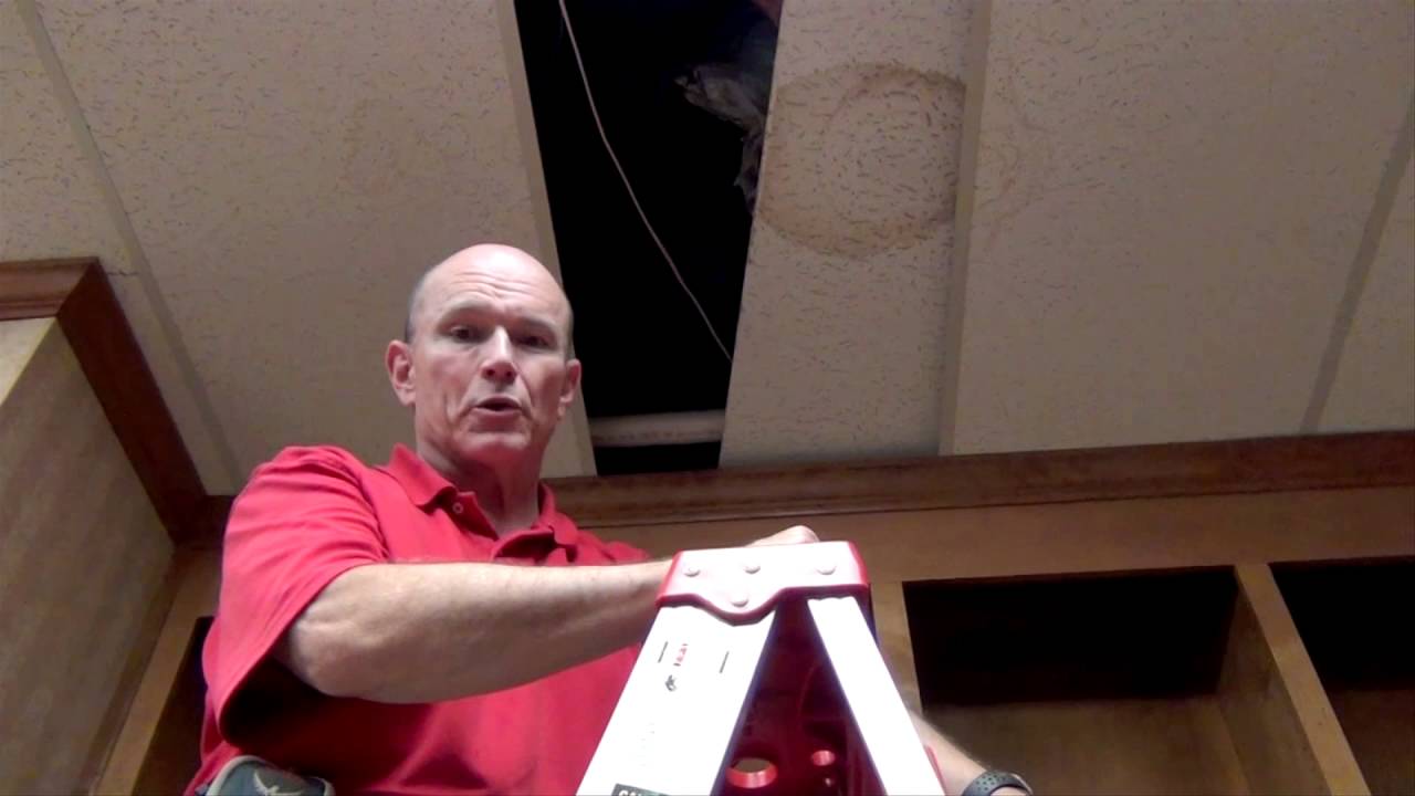 Atlanta Building Inspector: Concerns Above the Ceiling Tiles - YouTube