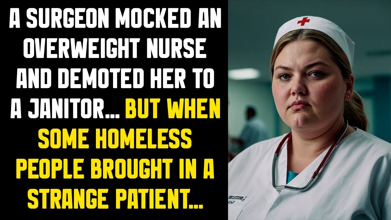 A surgeon mocked an overweight nurse and demoted her to a janitor. But ...