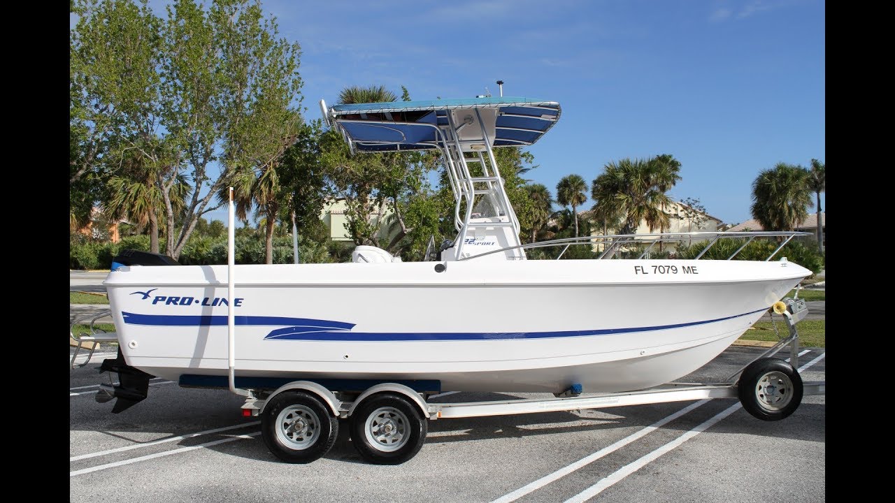 SOLD - 2003 Proline 22 Sport - Mercury 200HP - FL - CLEAN - VIDEO + SEA ...