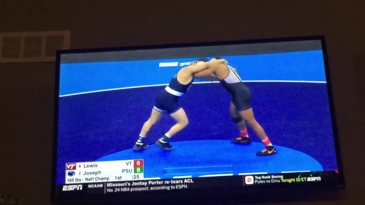Vincenzo Joseph Vs. Mekhi Lewis (National Wrestling Championship) - YouTube