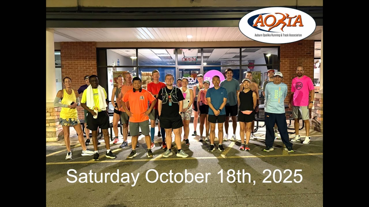 AORTA Saturday Group Run October 18, 2025 - YouTube