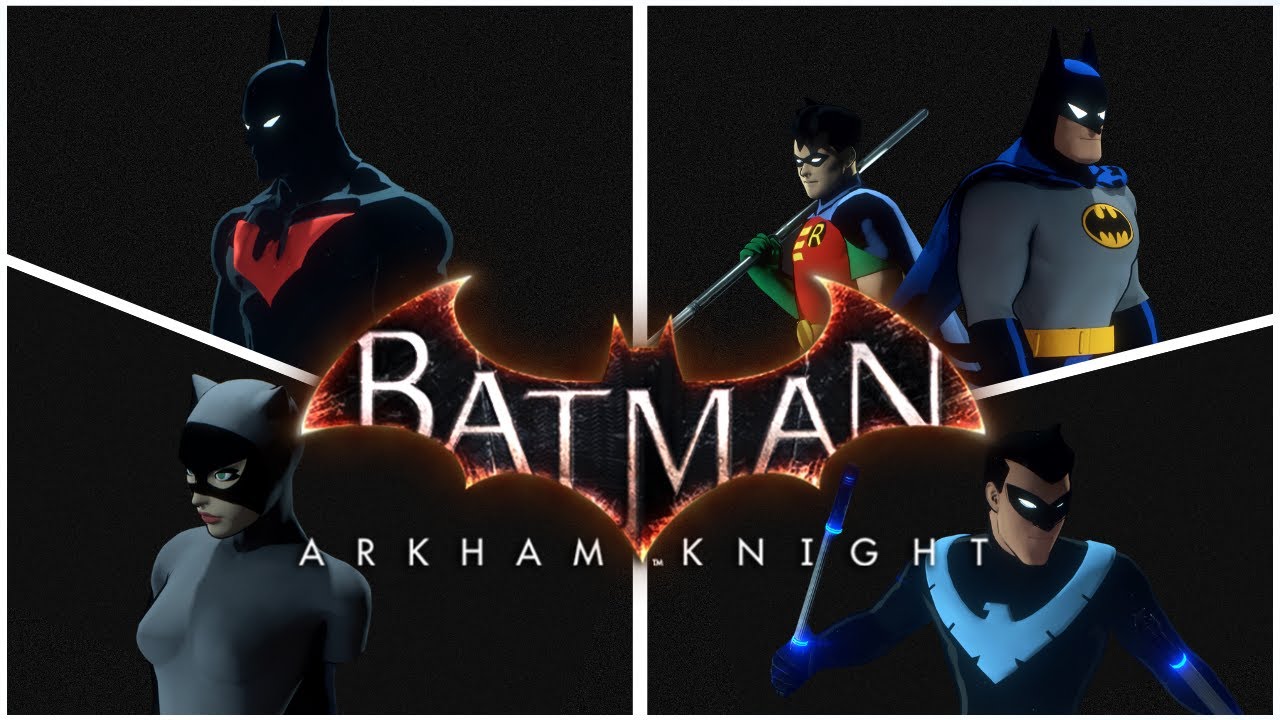 Batman Arkham Knight Mod Showcase - Cel-Shaded Crusaders - YouTube