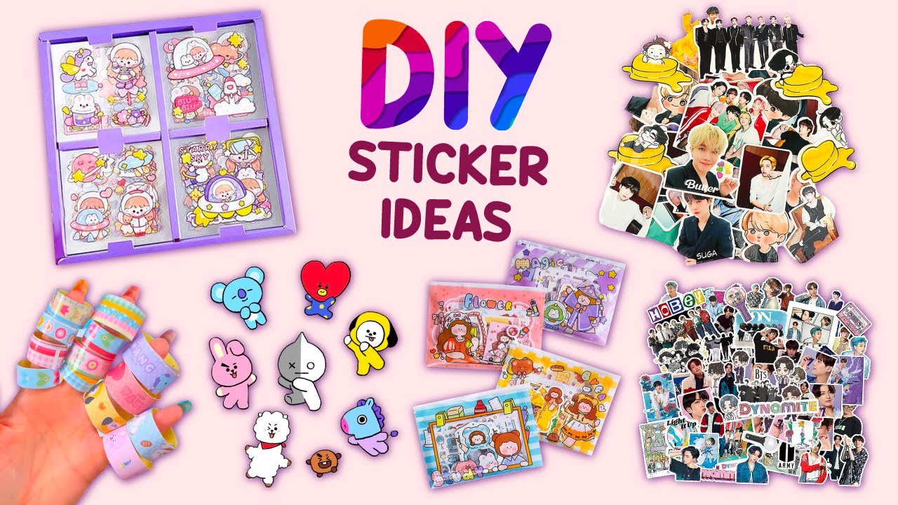 HOW TO MAKE STICKERS! - You Should Definitely Try - Back To School ...