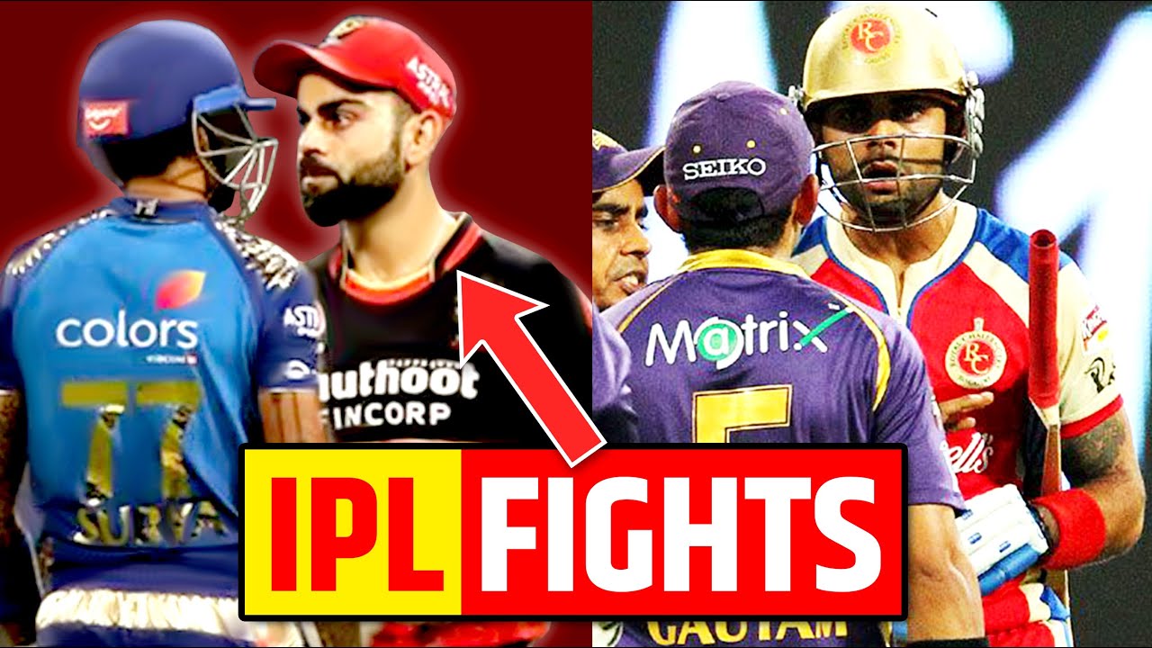 TOP IPL FIGHTS OF ALL TIME | IPL 2021 Fights | Virat Kohli | Gambhir ...