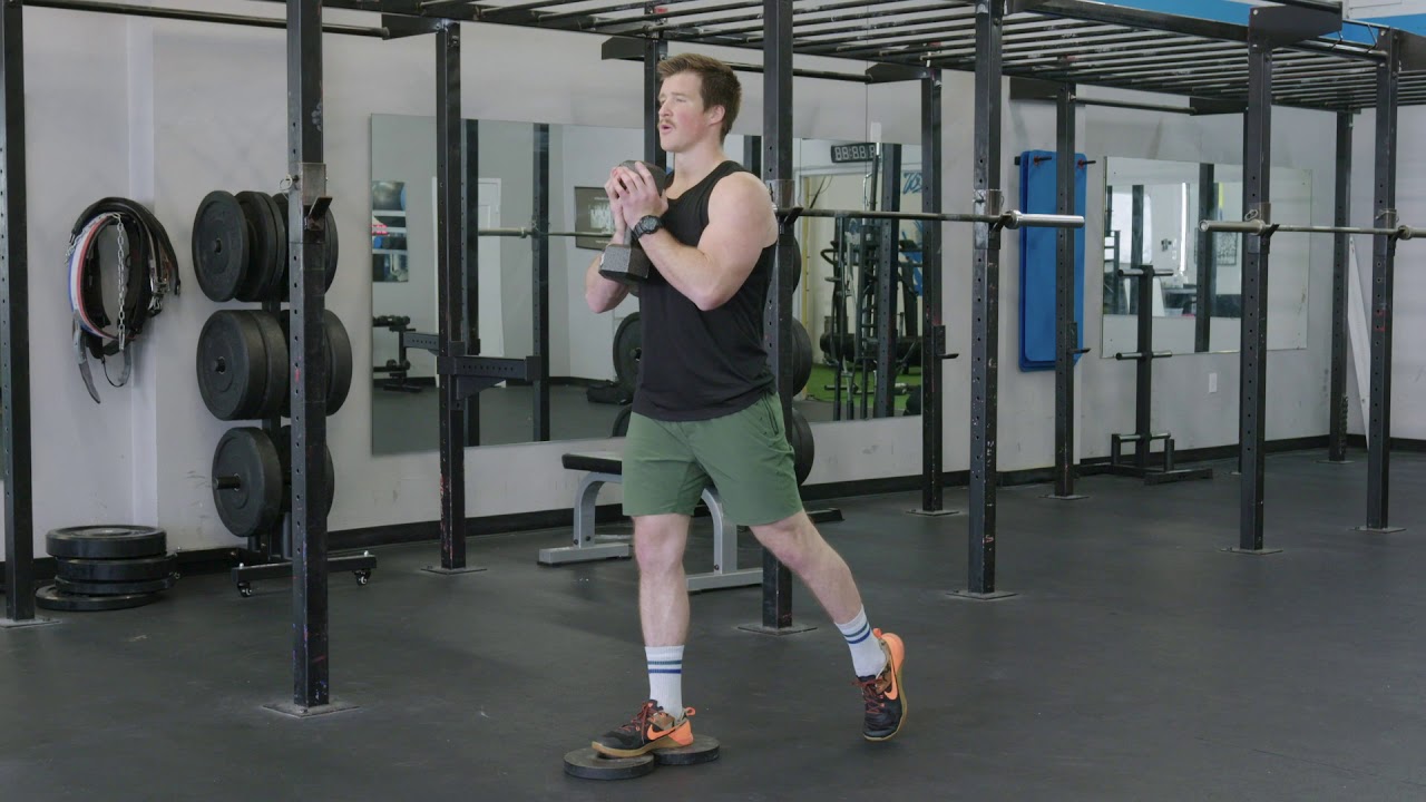 Front Foot (FFE) Elevated Dumbbell Split Squat - YouTube