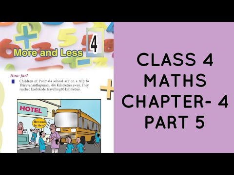 Class4 Maths CHAPTER- 4 #More and less# PART 5 - YouTube