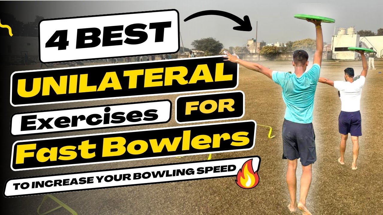 Unilateral Exercises For Fast Bowlers 🔥 | Fast Bowling Training | # ...