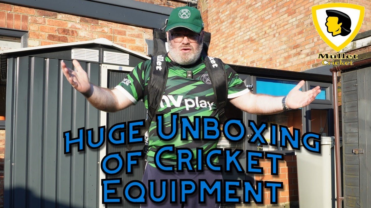 Huge Cricket Equipment Unboxing ft Mullet Cricket #cricket - YouTube