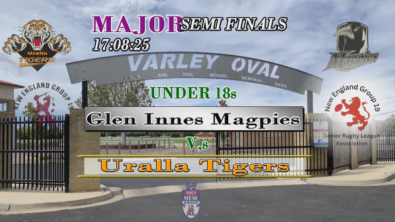 Under 18s Glen Innes V's Uralla 17th Aug 25 - YouTube